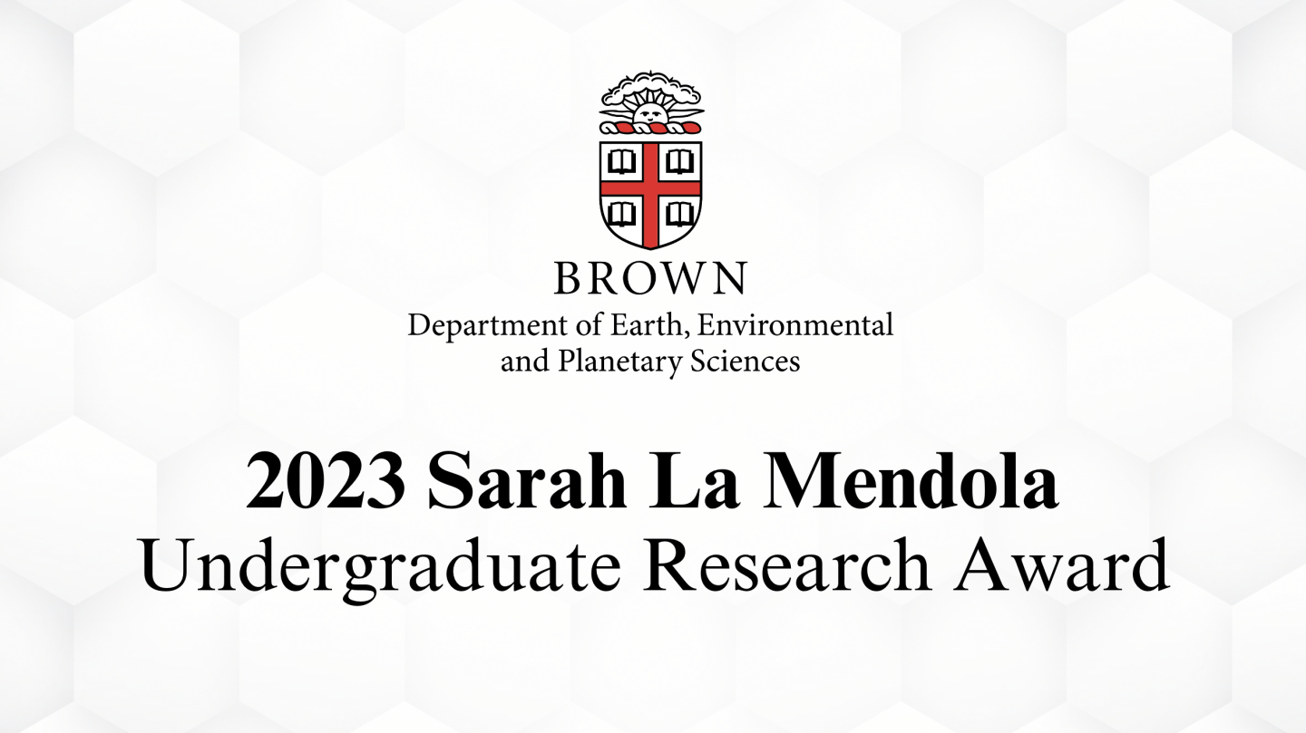 Shaw Miller '24 selected for the 2023 Sarah LaMendola Undergraduate ...